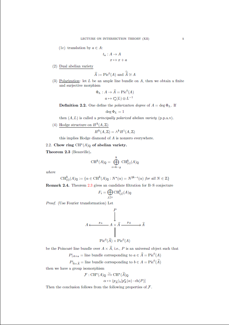 Notes on Intersection Theory (XII) - 知乎