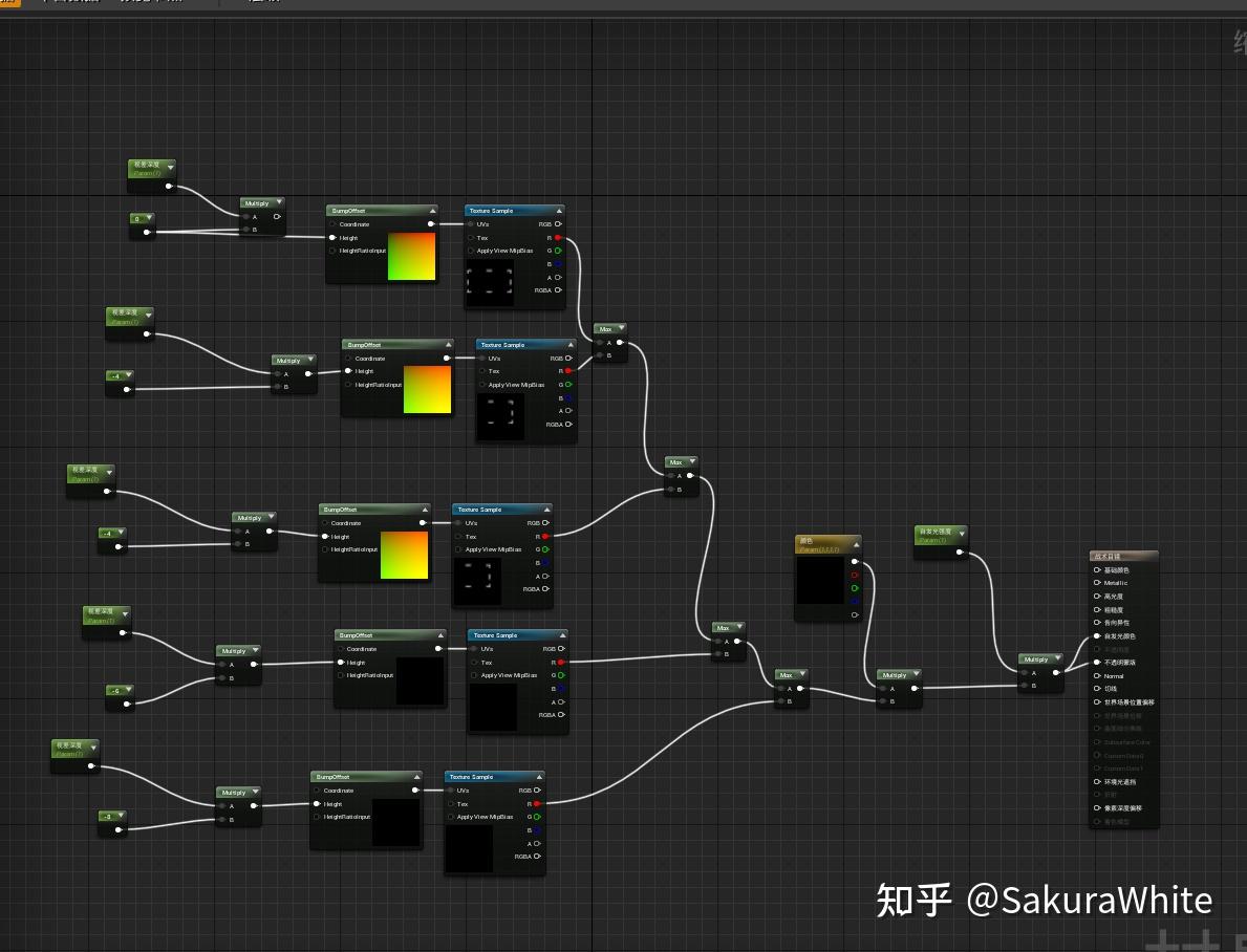 UE4材质节点入门 第13节 （置换与视差） - 知乎