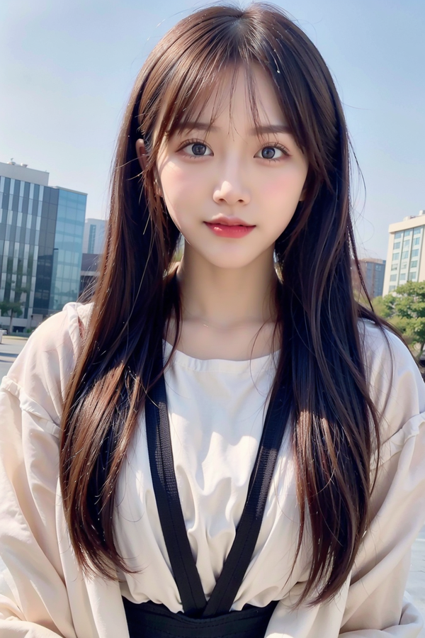 AI美女|可爱的大眼睛女孩 - 知乎