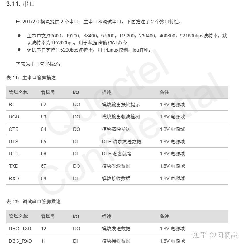 项目硬件分析 EC20 4G模块 - 知乎
