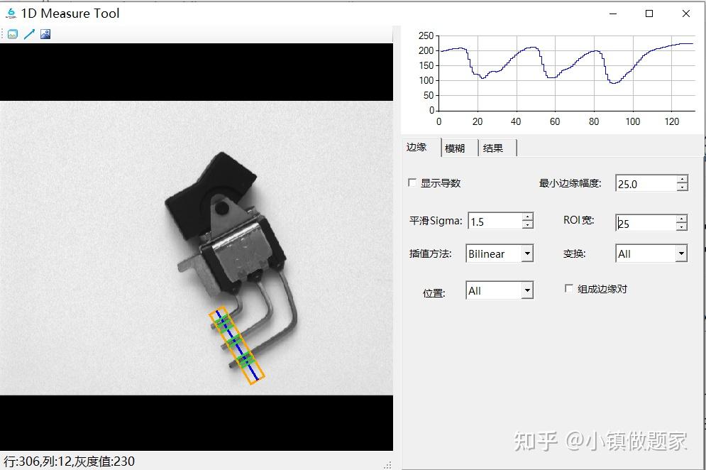 动手实现halcon中的1D Measure算法以及工具助手 - 知乎