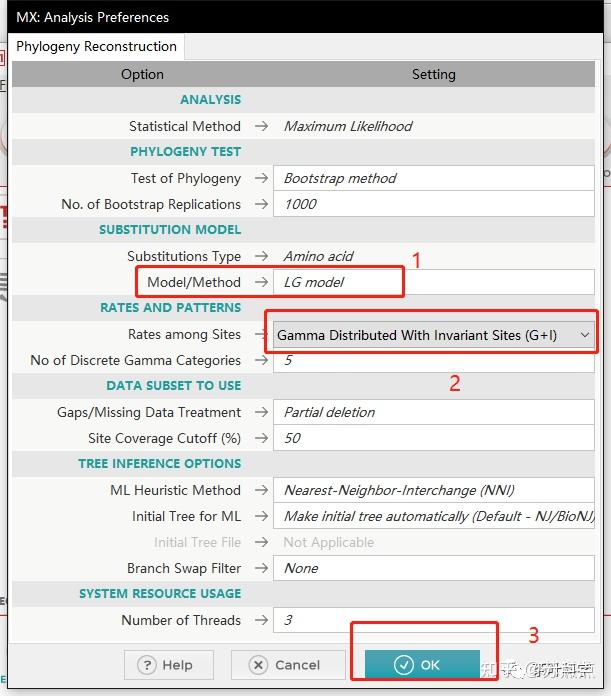 MEGA-X | 选择模型构建进化树（超慢的~） - 知乎