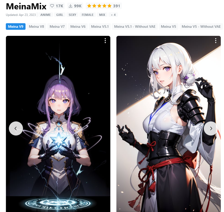 模型测试|MeinaMix - 知乎