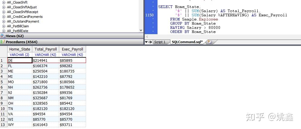 第十一章 SQL聚合函数 SUM - 知乎