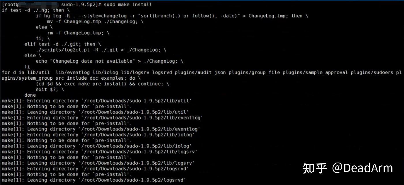 Linux下如何升级当前sudo版本 - 知乎