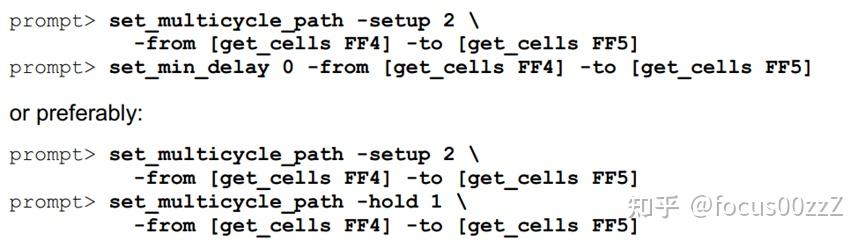 综合设计约束(SDC)-Multicycle path - 知乎
