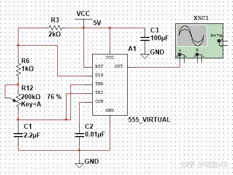 用555定时器加CD4017实现流水灯(Multisim仿真) - 知乎