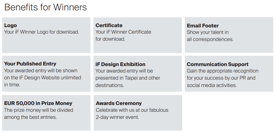 报奖指南 | iF设计新秀奖开放报名中 截至2月7日！ - 知乎