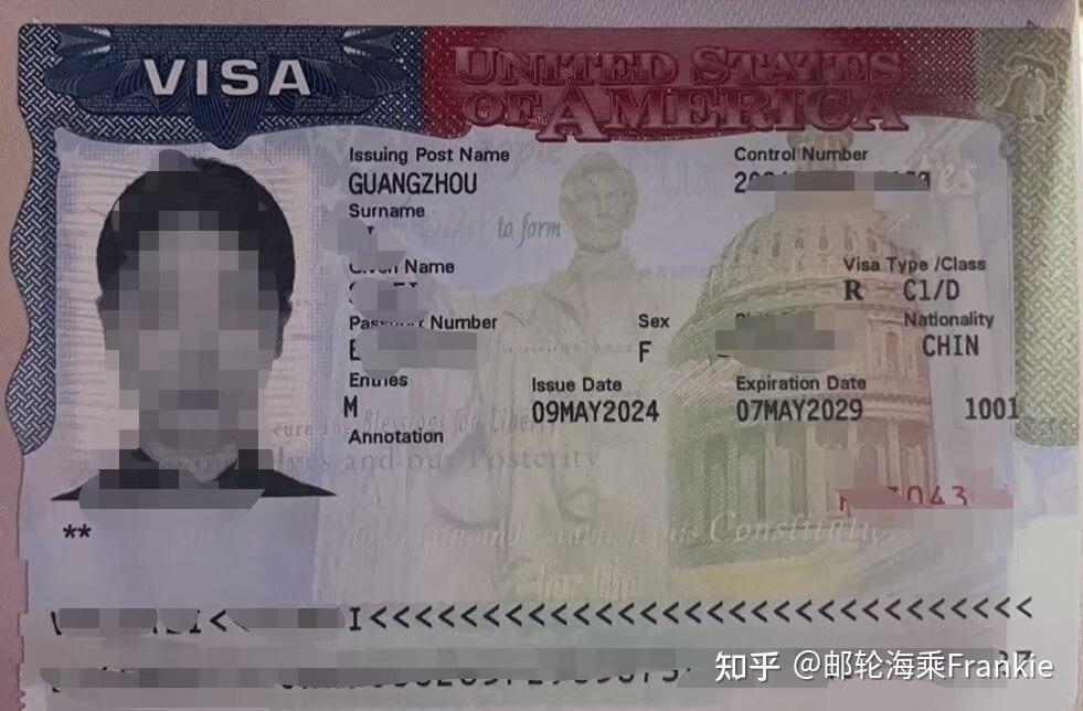 C1/D签证全攻略：美国过境与船员签证轻松办 - 知乎