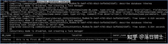 Hive DDL其他语法：Database | schema（数据库） - 知乎