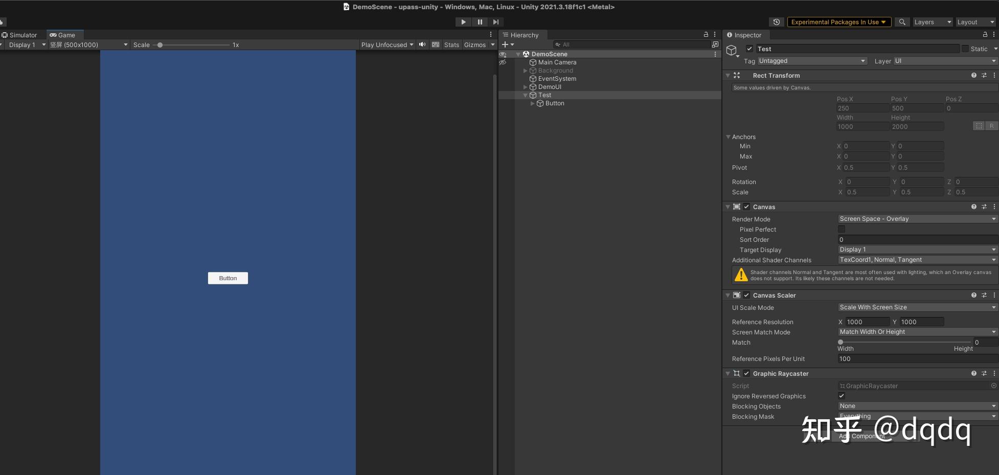 Unity Canvas 组件详解：渲染模式、屏幕适配 - 知乎