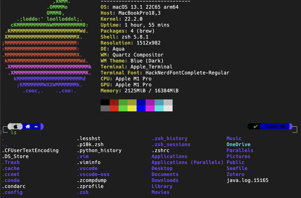 为 ventura 配置一个简洁高效的 zsh - 知乎