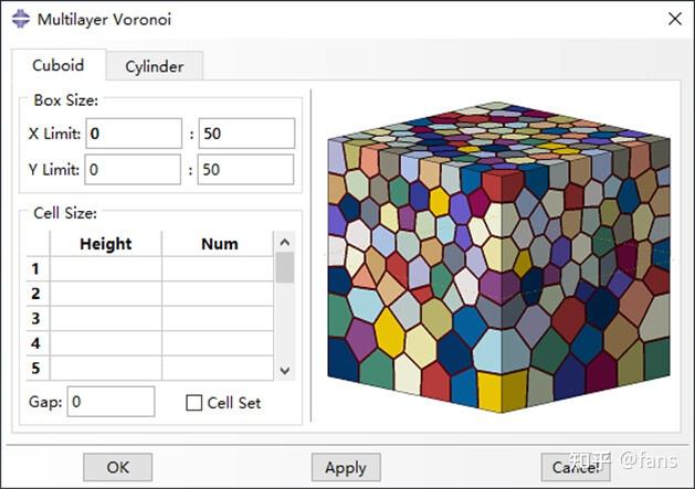 一个好用的Abaqus晶体塑性模型生成插件-Voronoi模型 - 知乎