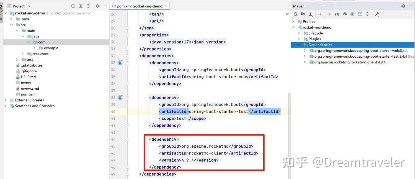 Spring Boot 集成 RocketMQ 全流程指南：从依赖引入到消息收发 - 知乎
