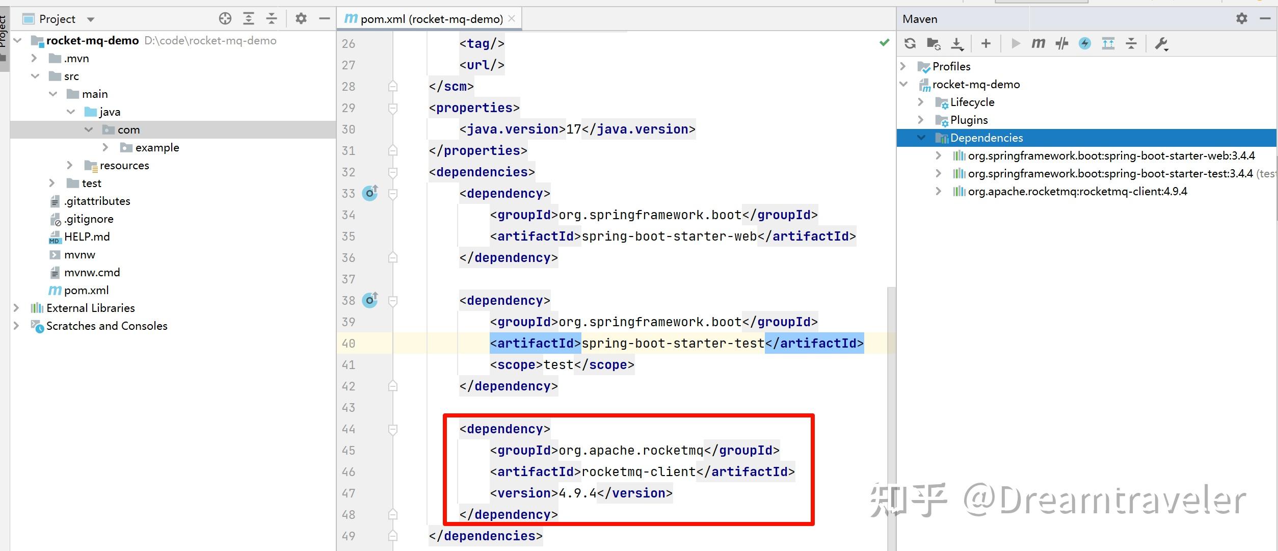 Spring Boot 集成 RocketMQ 全流程指南：从依赖引入到消息收发 - 知乎