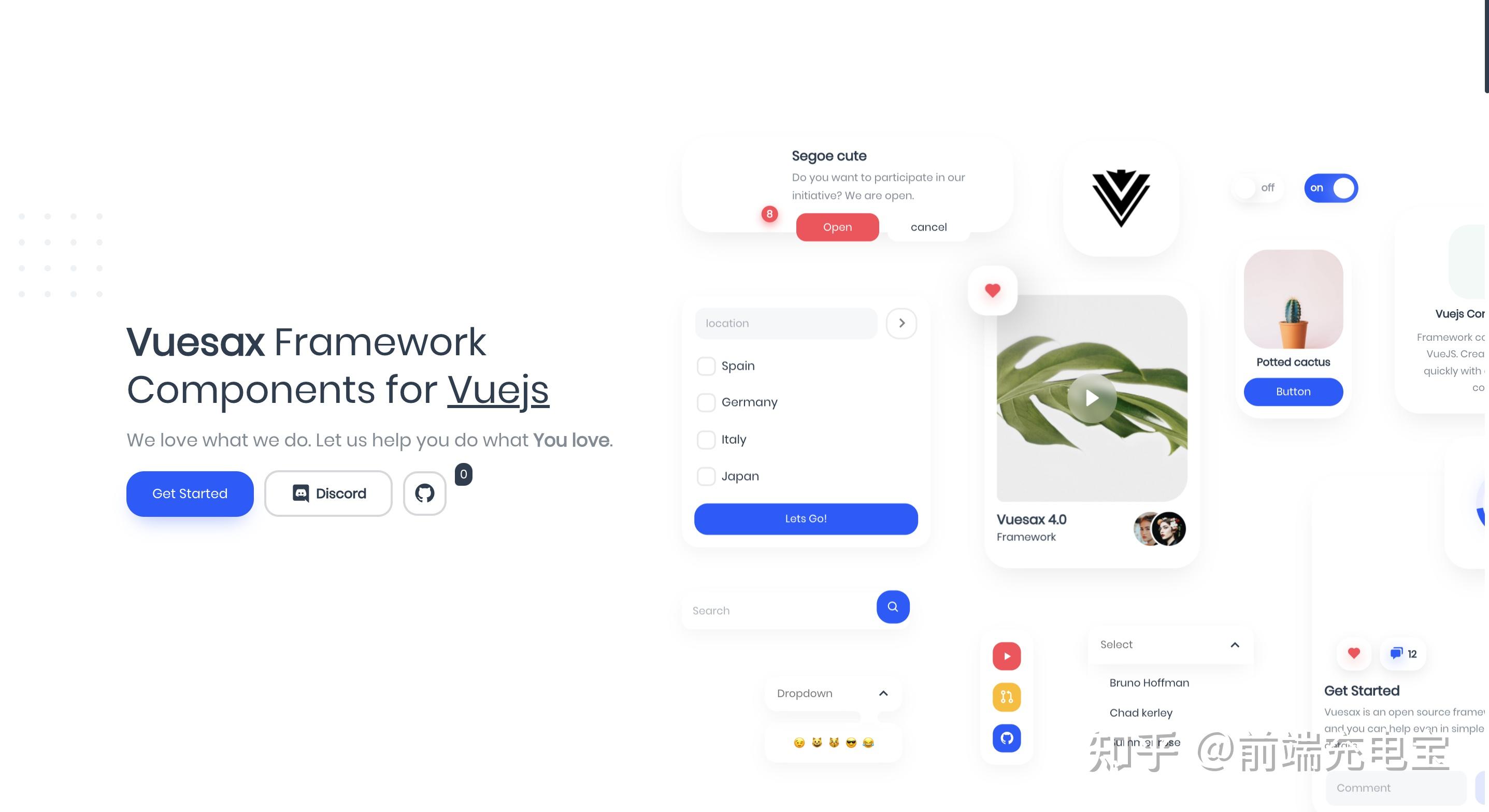 12 个不可错过的 Vue Ui 组件库,请查收 知乎