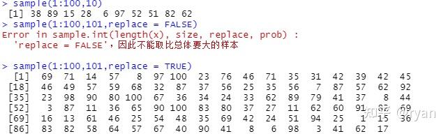R语言 sample()函数 - 知乎