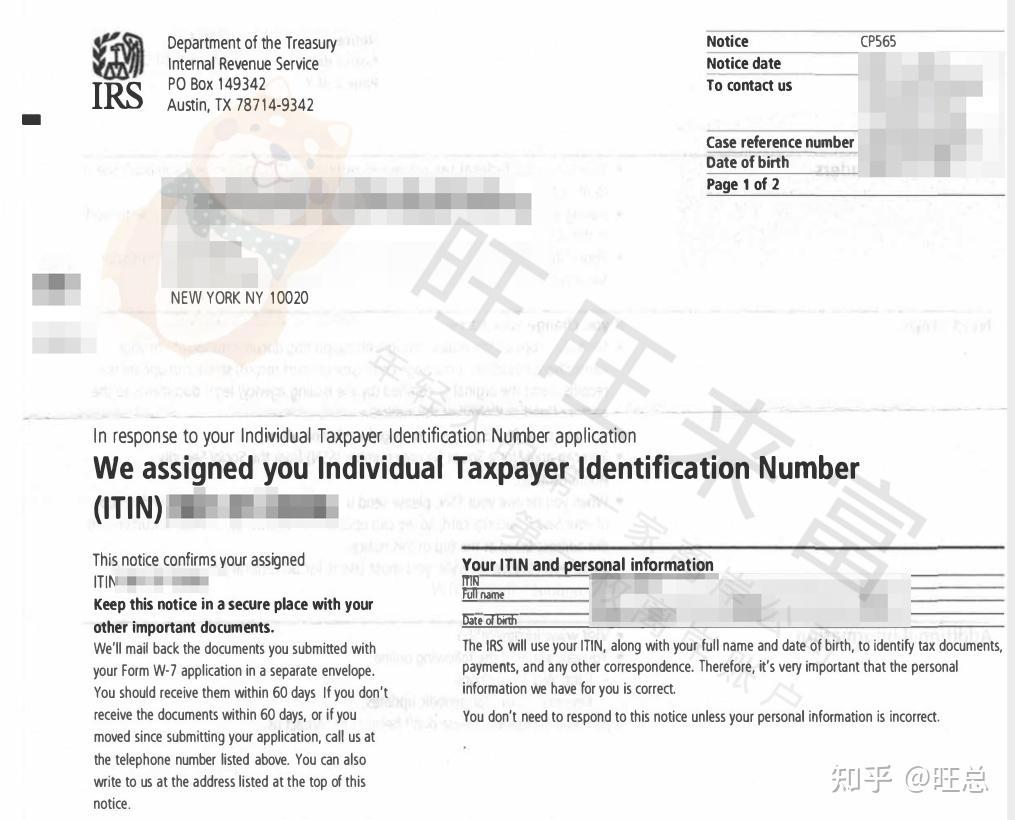 2022 年手把手，远程美国 ITIN 申请指南 - 知乎