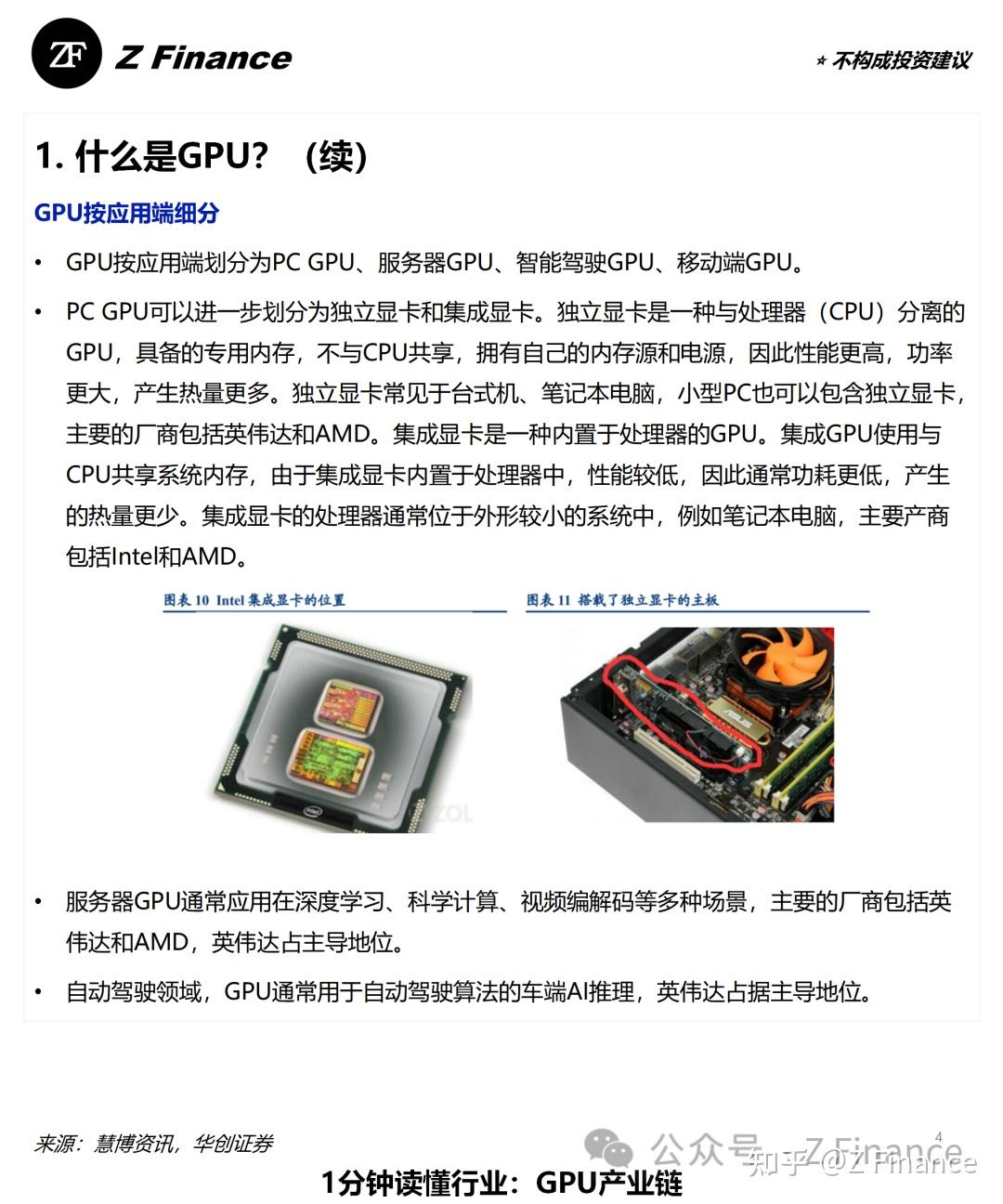 1分钟读懂行业：GPU产业链 - 知乎