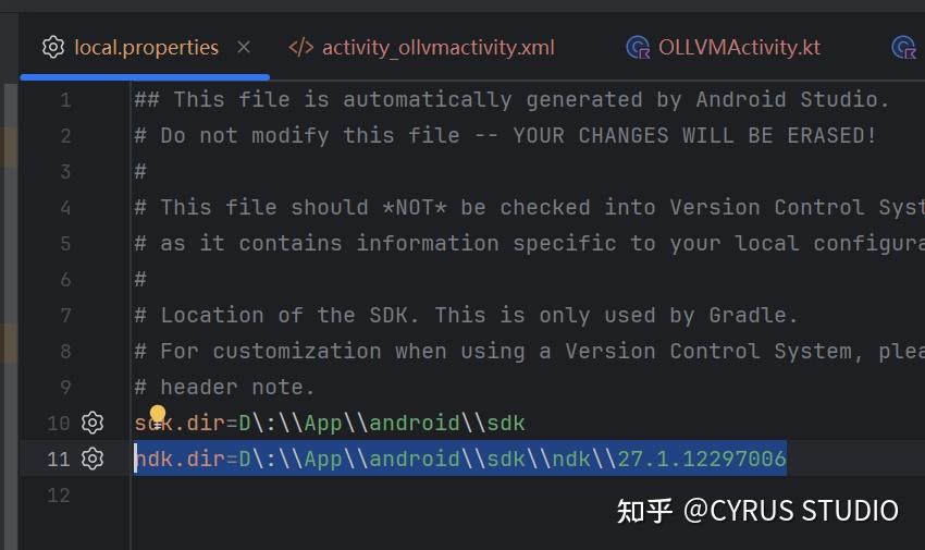 移植 OLLVM 到 Android NDK，Android Studio 中使用 OLLVM - 知乎