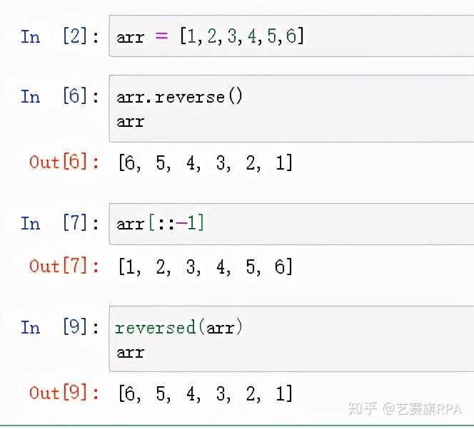python 基础之 list 倒序操作 - 知乎