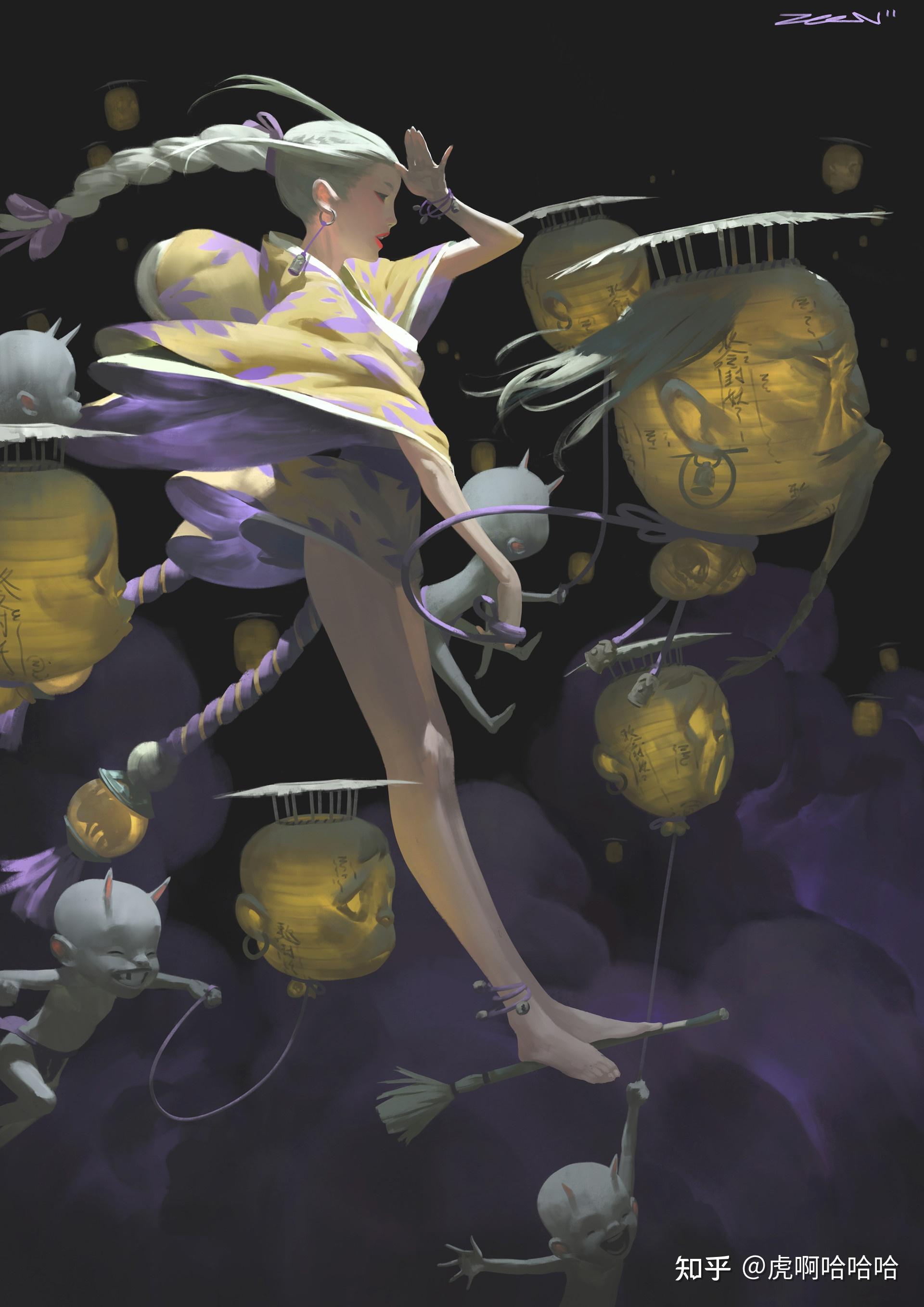 宝藏画师分享/Zeen Chin - 知乎