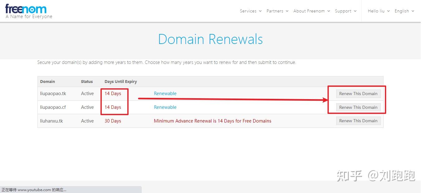 freenom域名免费续期2023最新教程 - 知乎