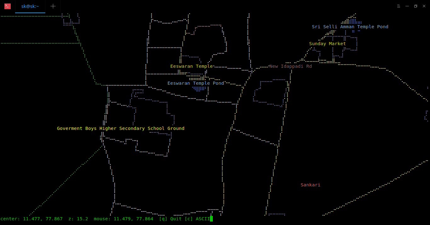 MapSCII：在终端显示世界地图 - 知乎