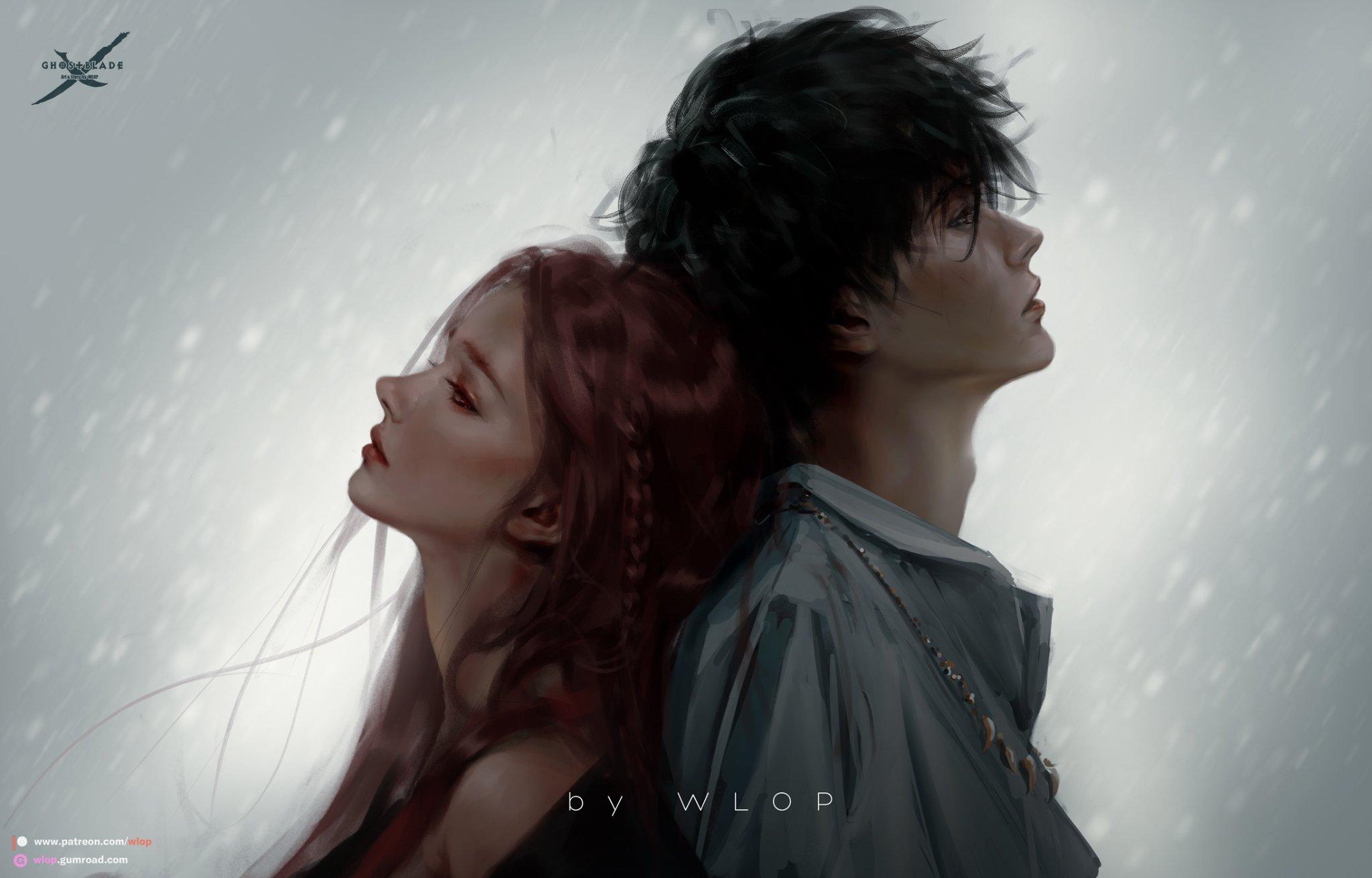 我喜欢的-鬼刀WLOP最新全面屏电脑、手机壁纸&头像无水印-Xilixili猫不语 - 知乎