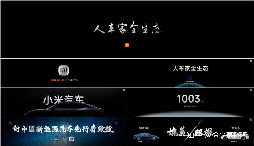 我为小米汽车小米SU7做了一组PPT 90页丨PPT365 第16期 - 知乎