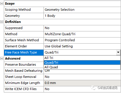 网格划分方法(ANSYS Meshing) - 知乎
