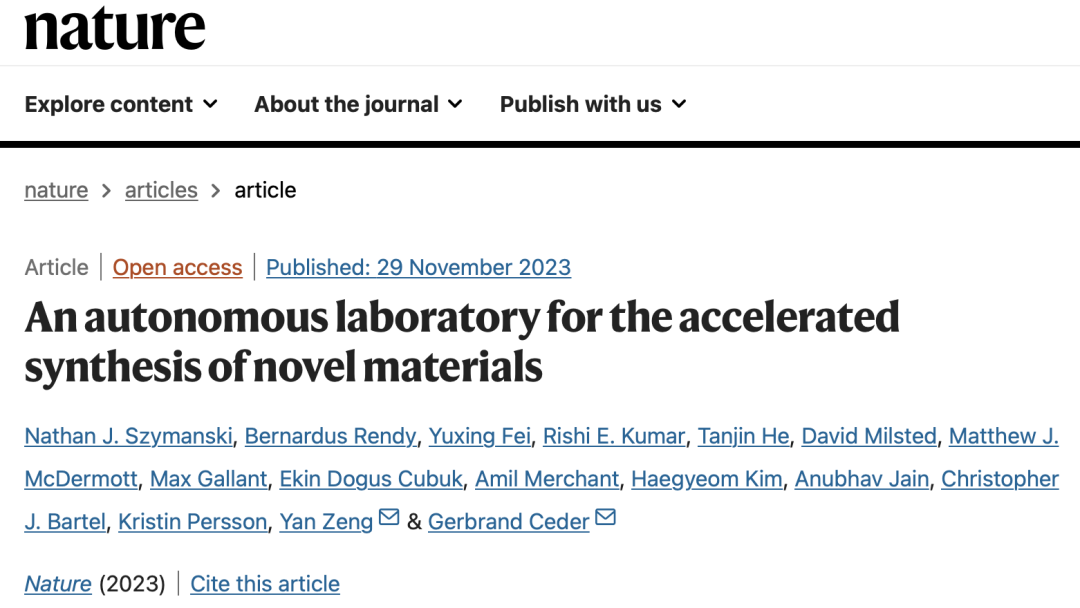 Nature｜谷歌DeepMind团队基于AI与机器人打造新型材料 - 知乎