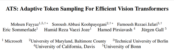 ECCV2022 Oral | 一种提高视觉Transformer的自适应性token采样技术 - 知乎