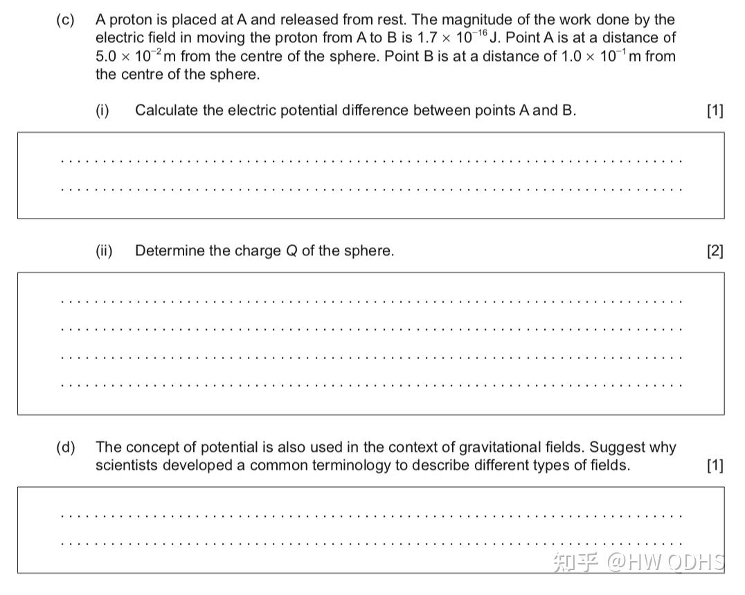 2020 IB Physics HL Paper 2 Question 8 - 知乎