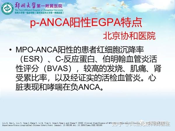 2022年ANCA相关血管炎诊疗进展 - 知乎