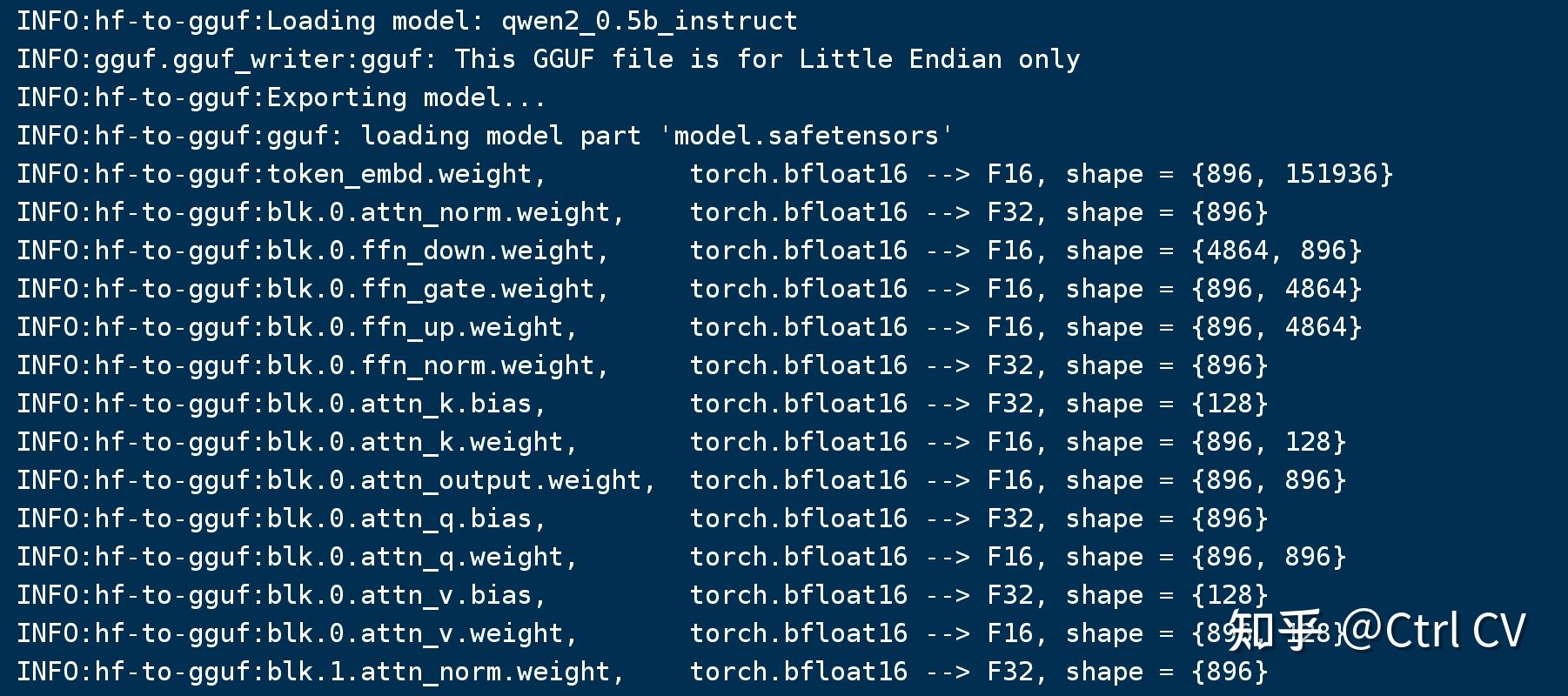 大模型转换为 GGUF 以及使用 ollama 运行 - 知乎