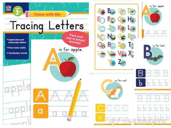 控笔练习纸《Trace With Me》3册含字母数字形状百度云网盘下载 - 知乎