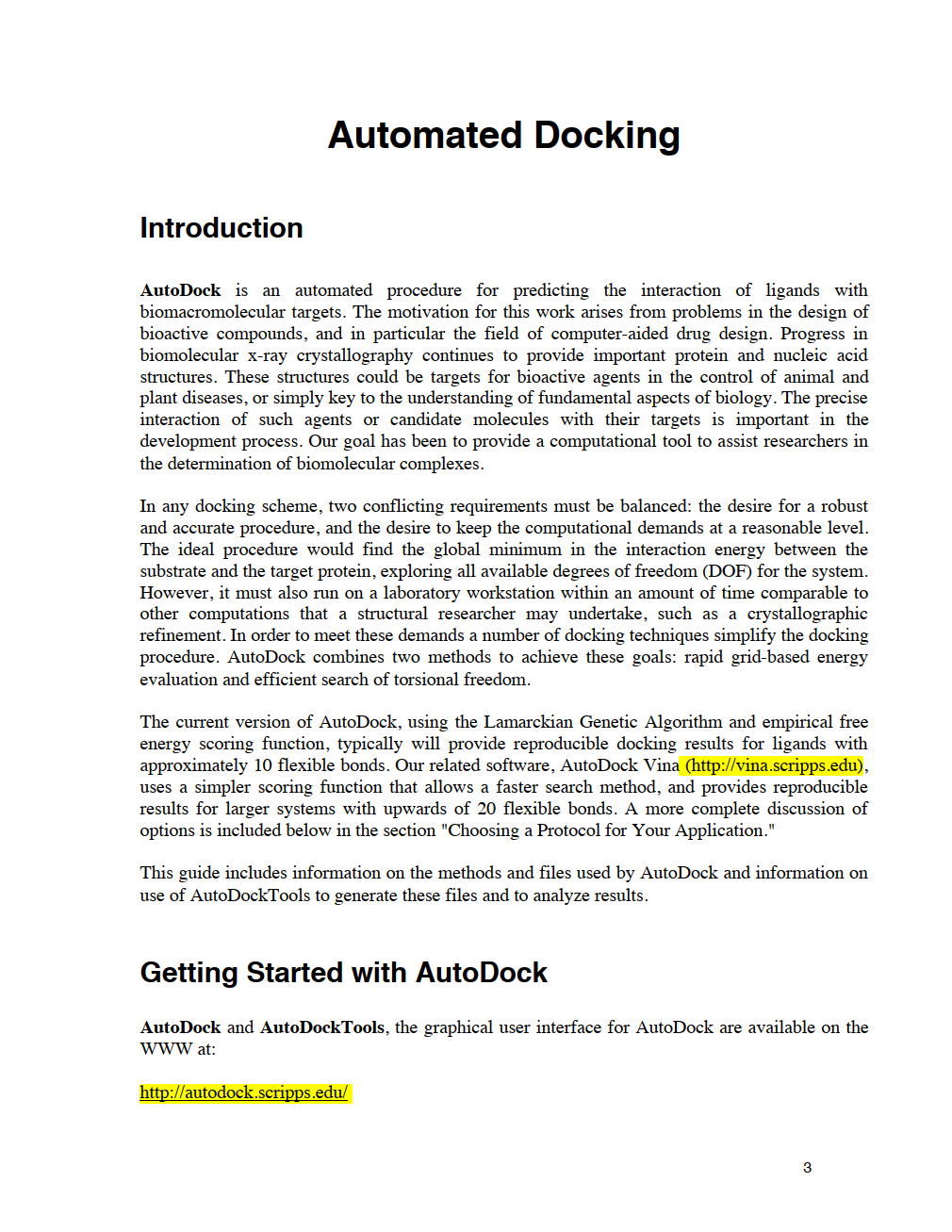 AutoDock Version 4.2使用说明 - 知乎