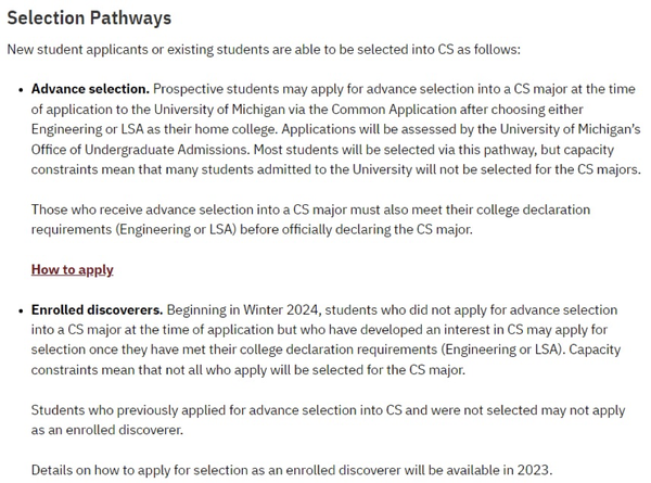 太火爆！UMich、UIUC官宣CS录取新政！文理学院转CS行不通了？ - 知乎