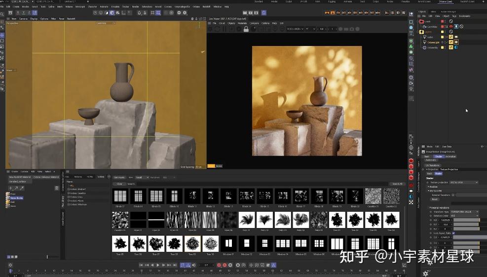 60组C4D大神宝藏光影贴图合集，谁还在傻傻调预设？ - 知乎