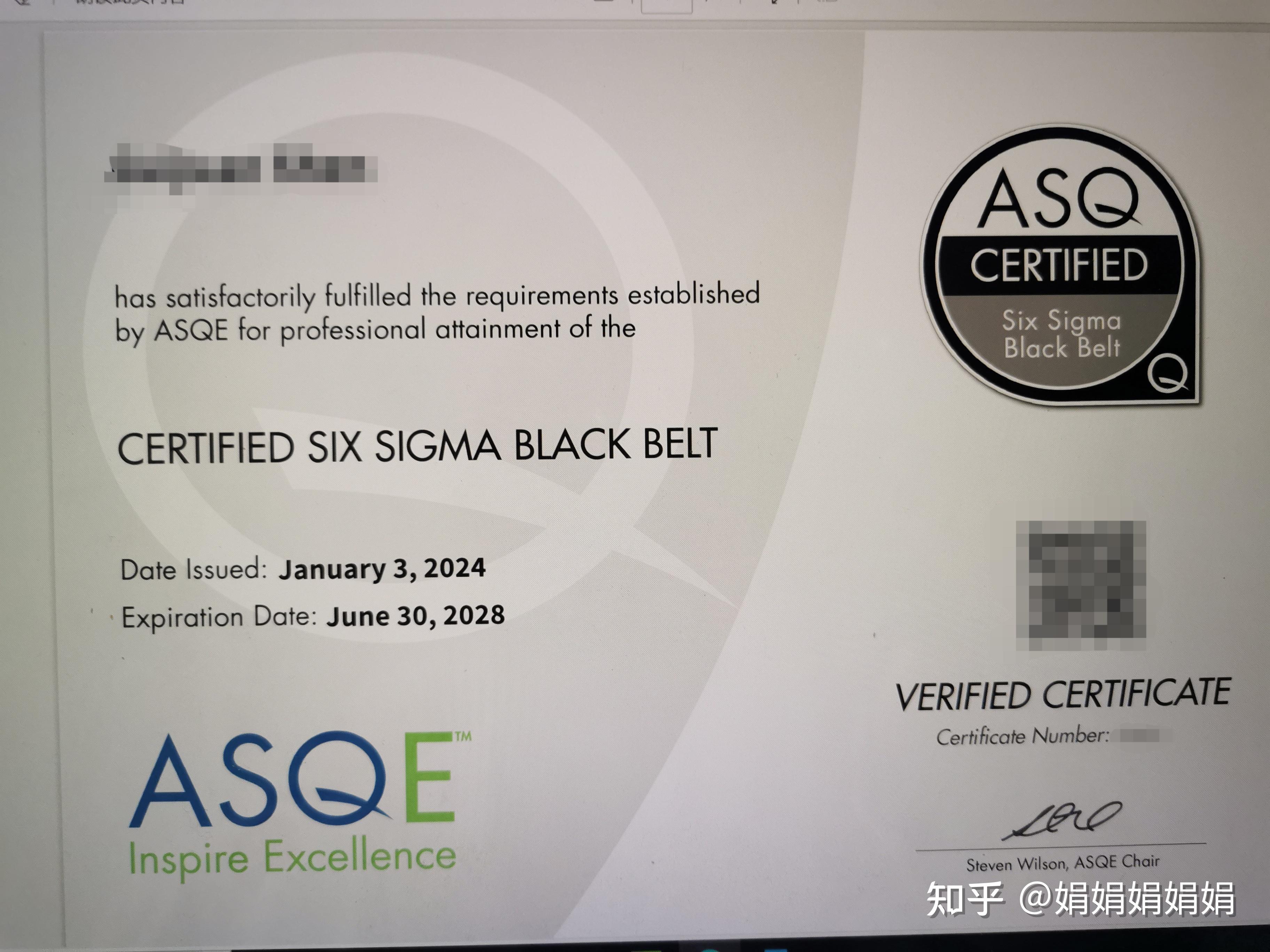 2024年1月ASQ CSSBB 黑带上海-机考考试经验分享 - 知乎