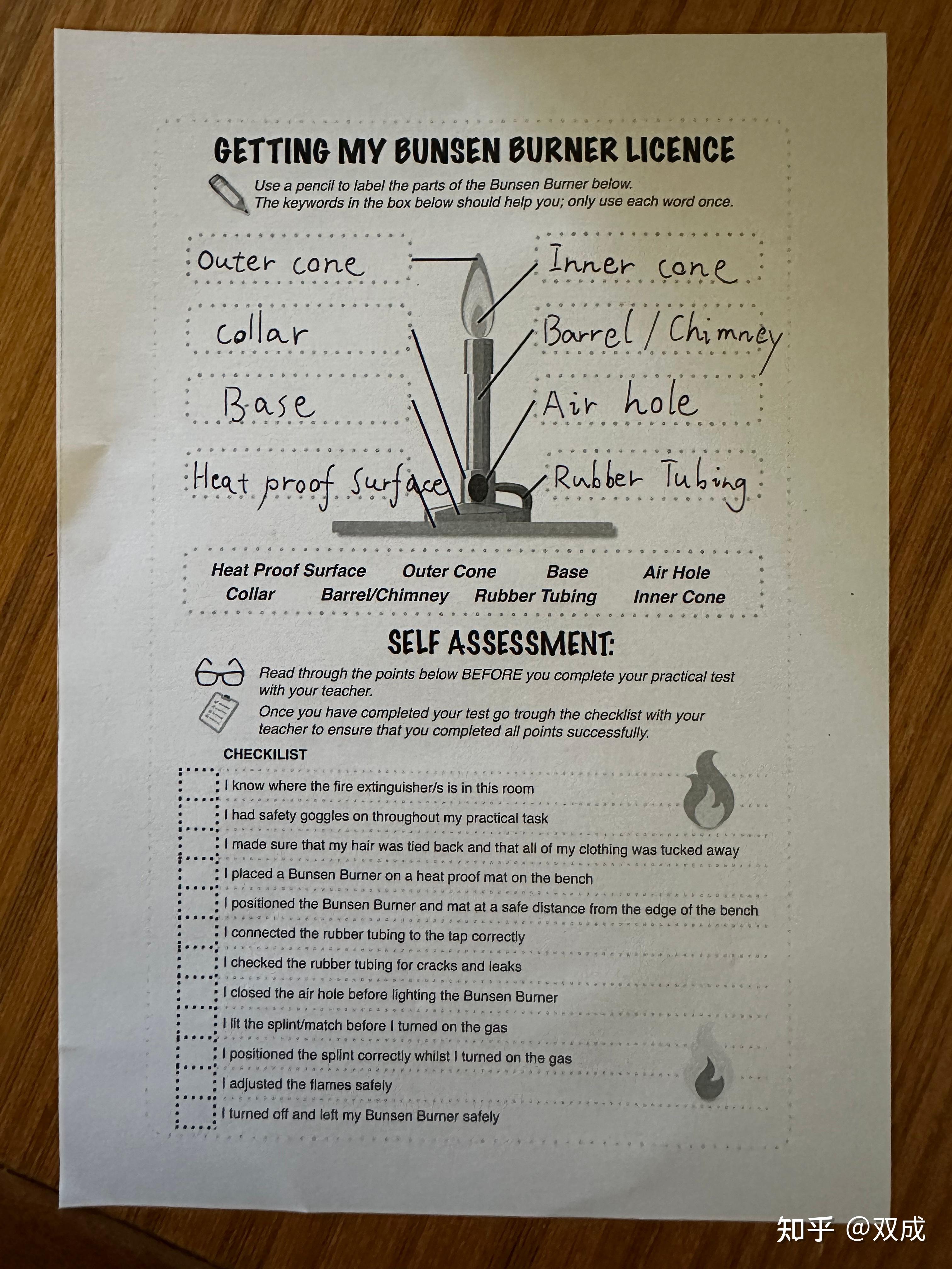 澳洲7年级Science课程准备-Getting my bunsen burner licence - 知乎