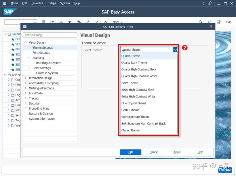 思爱普（SAP）真难之GUI主题设置 - 知乎