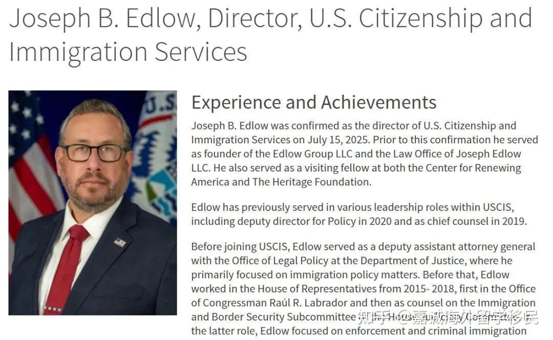 噩耗！川普新移民局长上任：废除OPT、按级别分配H-1B名额 - 知乎