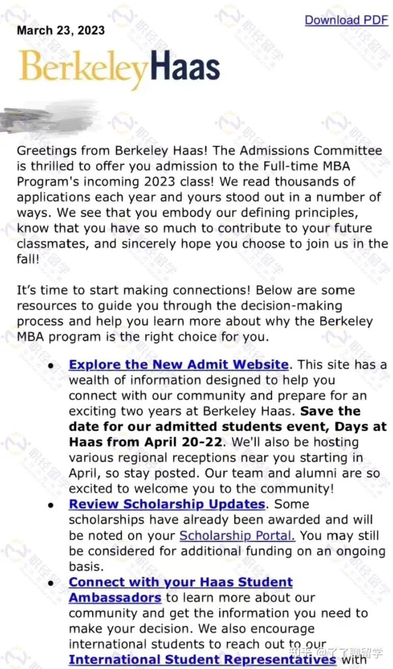 211均分85录取加州大学伯克利分校UC Berkeley Haas MBA | 23Fall留学申请战绩 - 知乎