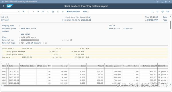 SAP MM事务代码S_P00_07000139可以用于跟踪物料移动细节 - 知乎