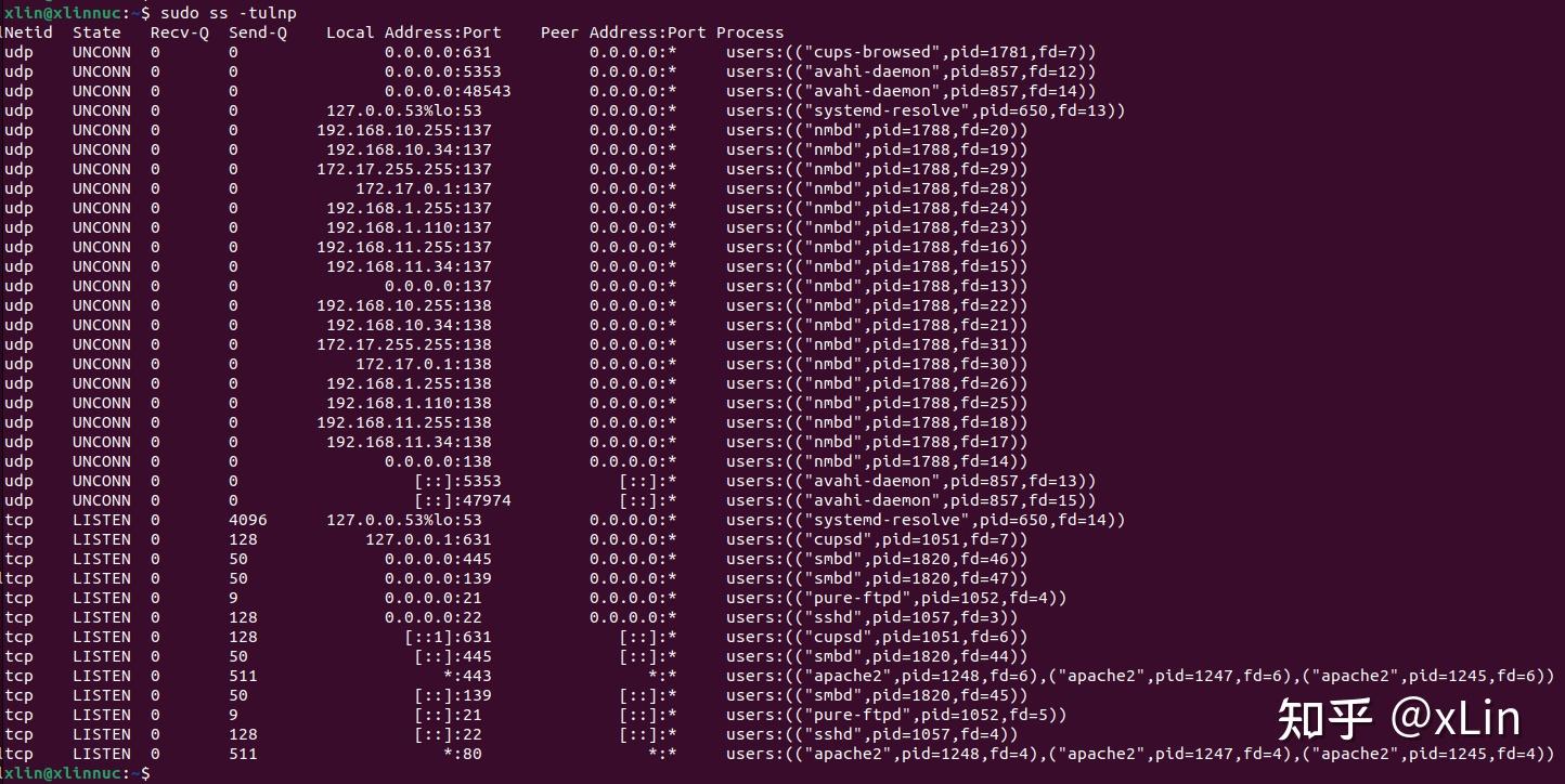 Linux Linux如何查看端口被谁占用 知乎 5159