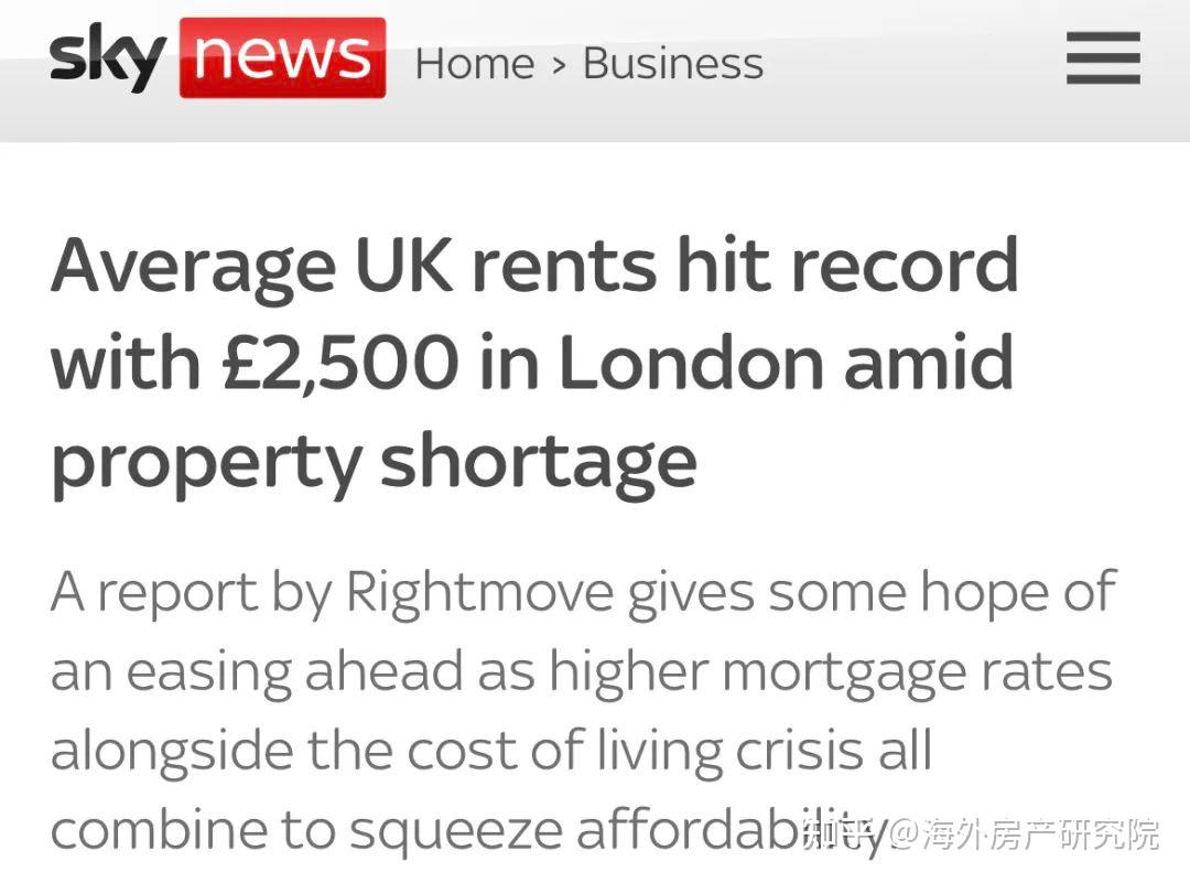 英国伦敦房租有史以来首次突破每月2500英镑 - 知乎