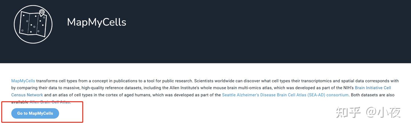 MapMyCells-单细胞人和小鼠脑组织在线注释 - 知乎