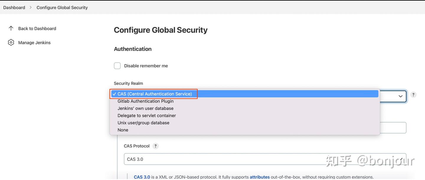 Jenkins接入CAS SSO - 知乎